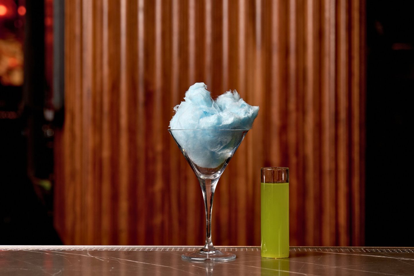 Cotton Candy Martini at The Merrywell - Crown Perth