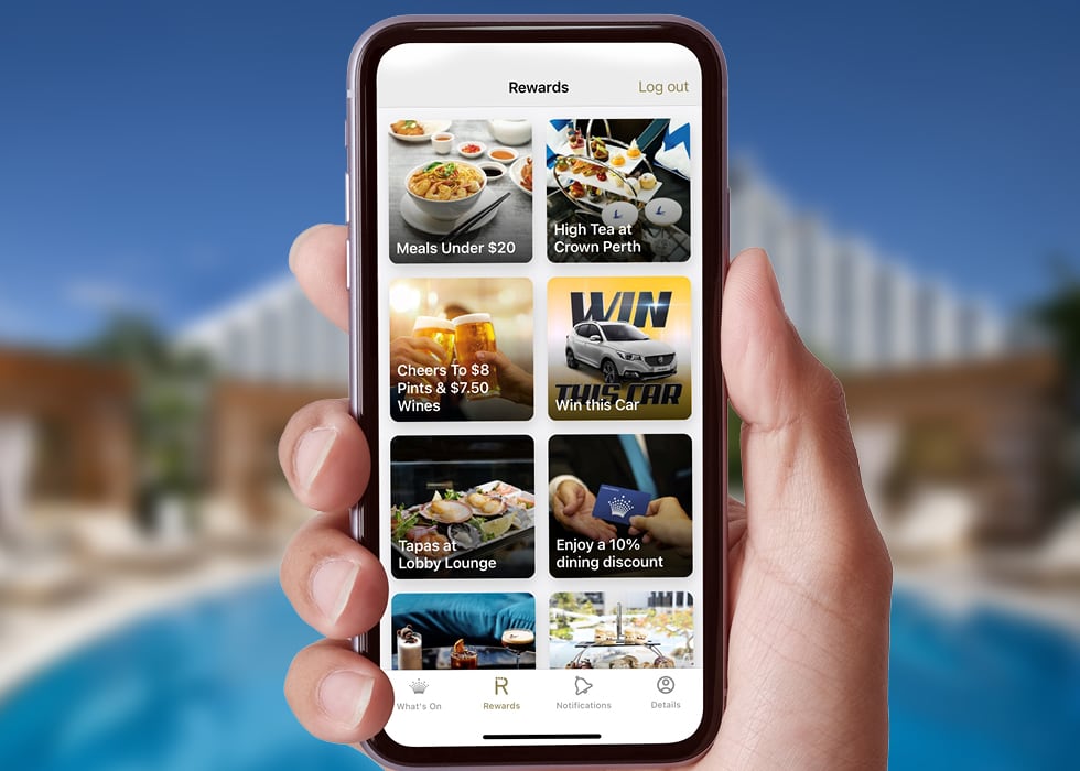 Crown Resorts App - Crown Perth