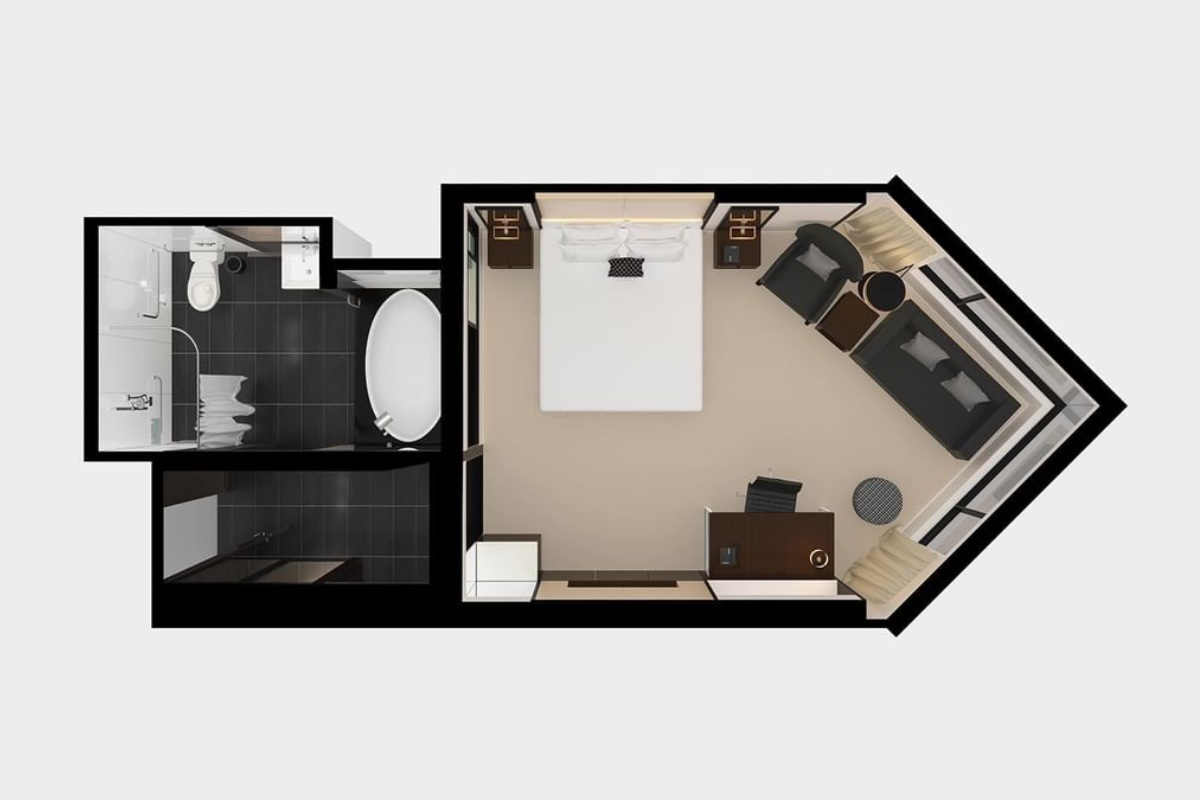 Luxe Accessible King Room - Crown Perth